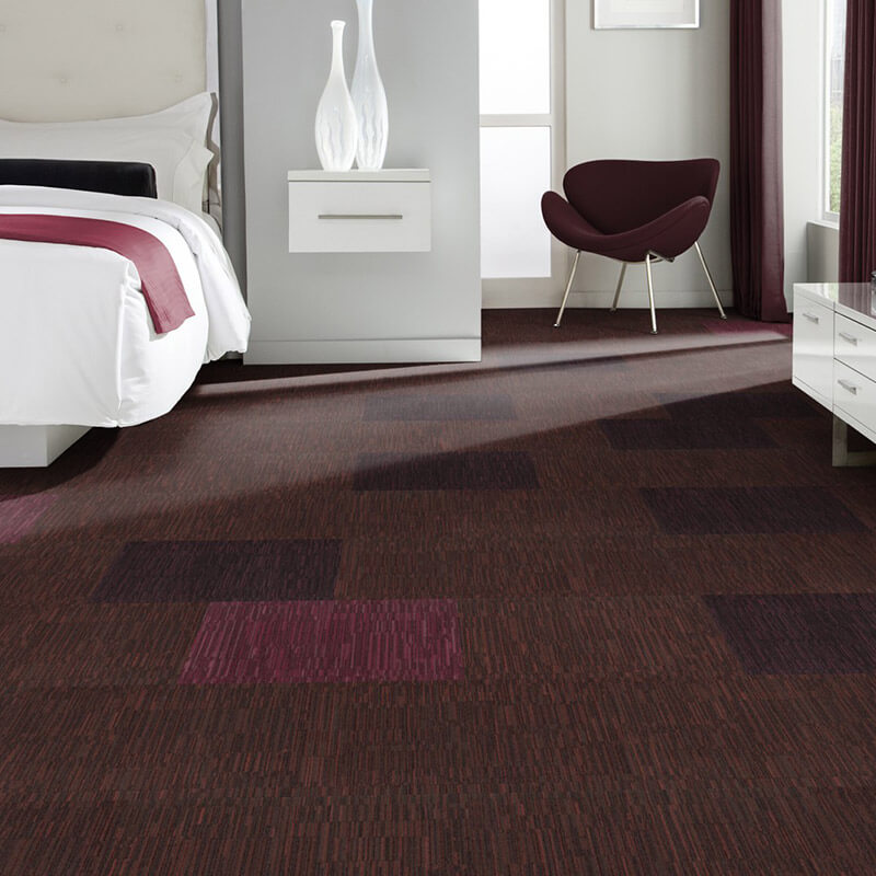 Milliken Laylines - Brights Violet Carpet Tiles | DCTUK